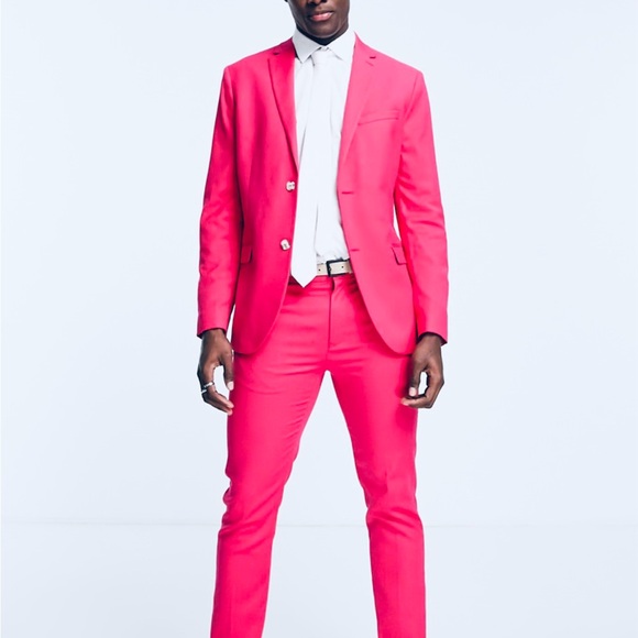 Topman | Suits & Blazers | Topman Bold Pink Suit Mens Suit Size 36 ...